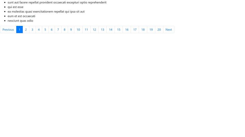 pagination js