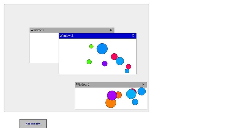 Stacking Window Manager