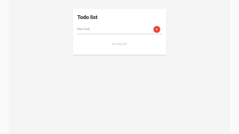 Vuetify Todo List Vuetify Todo List