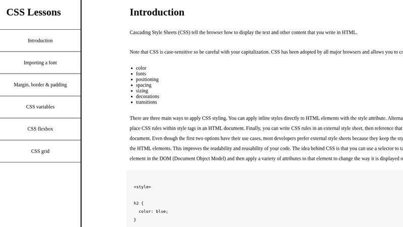 FCC Technical documentation challenge