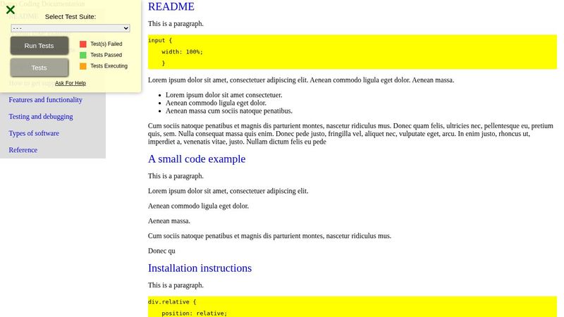 Responsive Web Design Projects - Build a Technical Documentation Page