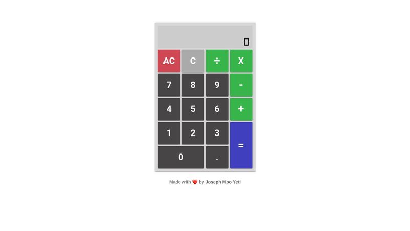 FCC: JavaScript Calculator