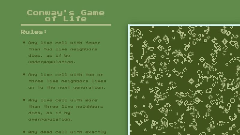 Conway's Game of Life - Typescript/Canvas