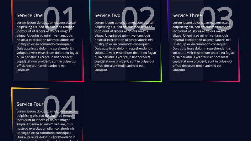 Skewed Border | Creative Box Border Hover Effects