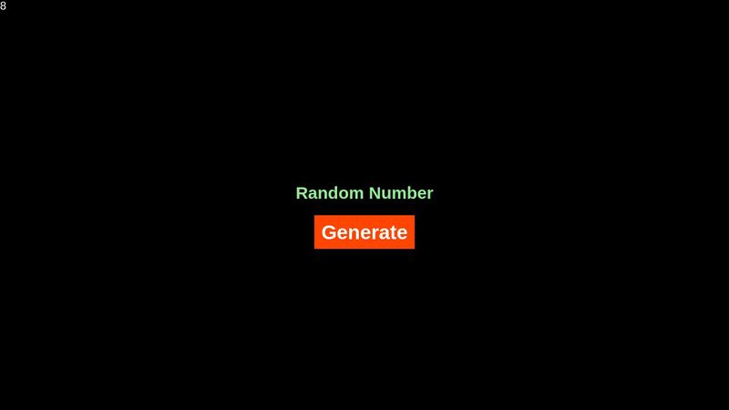 JS Random Number Generator