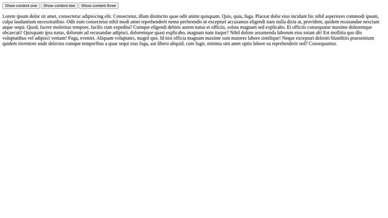 Show hide elements on click jQuery