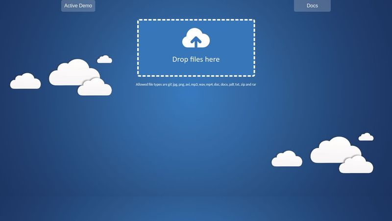 Droply JS, a responsive and cross browser chunk uploader (HTML5/CSS3)