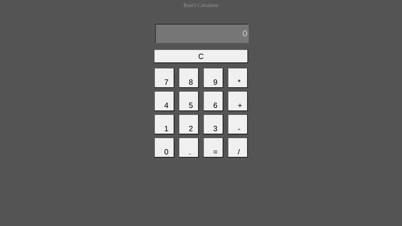 JS Calculator - FreeCodeCamp