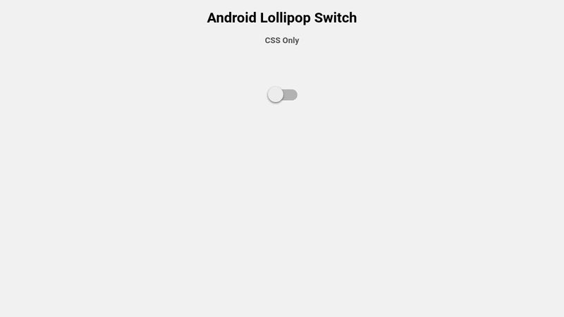 Android Lollipop switch