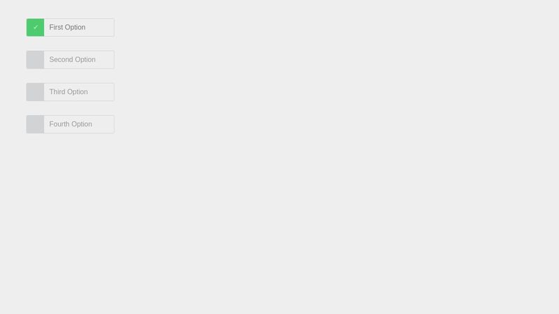 PURE CSS Radio Buttons