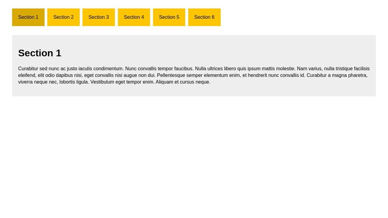 Hide & show multiple sections
