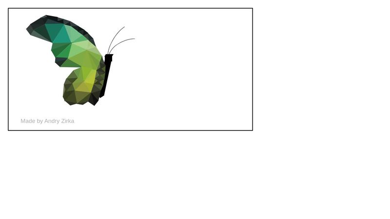 Butterfly on pure CSS