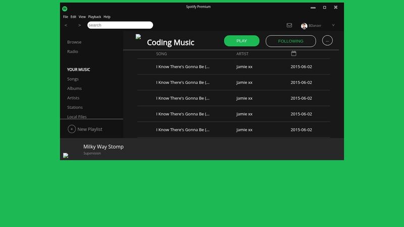 Spotify w/ HTML and CSS