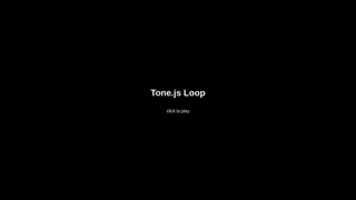 Tone.js loop example