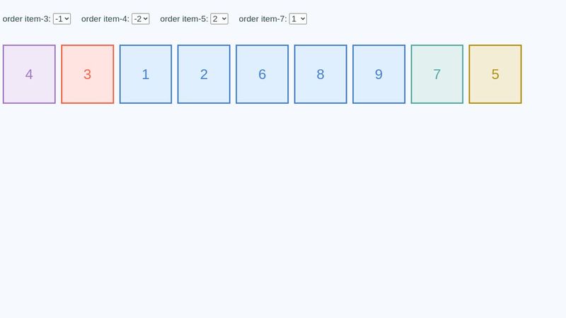 Flexbox Reordering Multiple Items (dynamic)