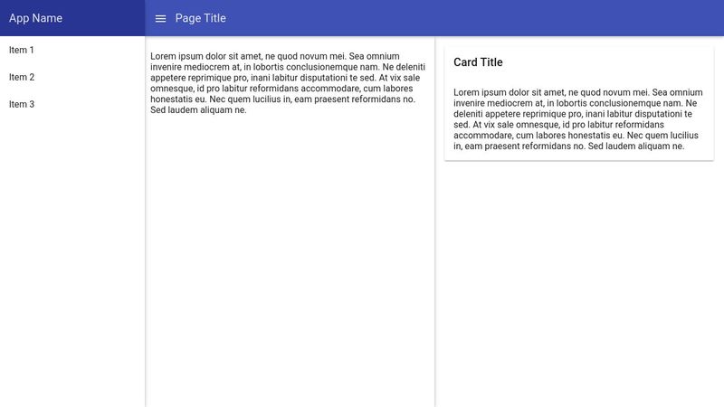 Angular Material Split View