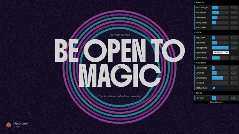 [threejs] Dynamic Circle Visualizer with Custom Shader