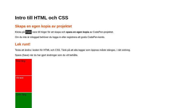 Intro (HTML+CSS) , 2025