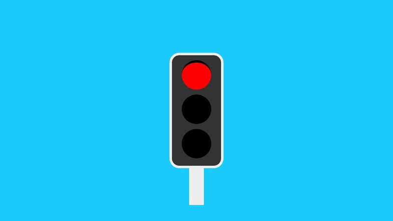 Animated traffic light example