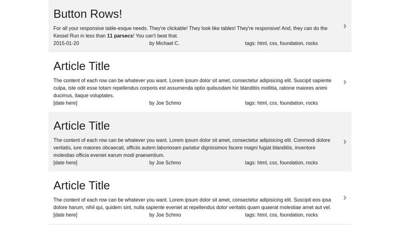 Button Rows [Foundation 5 mixin]