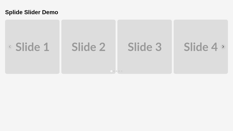 Splide Slider Demo