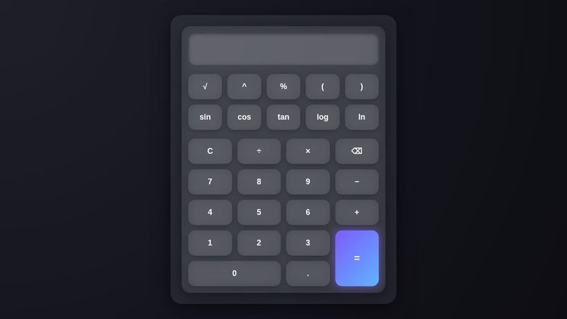 Liquid Glass Calculator