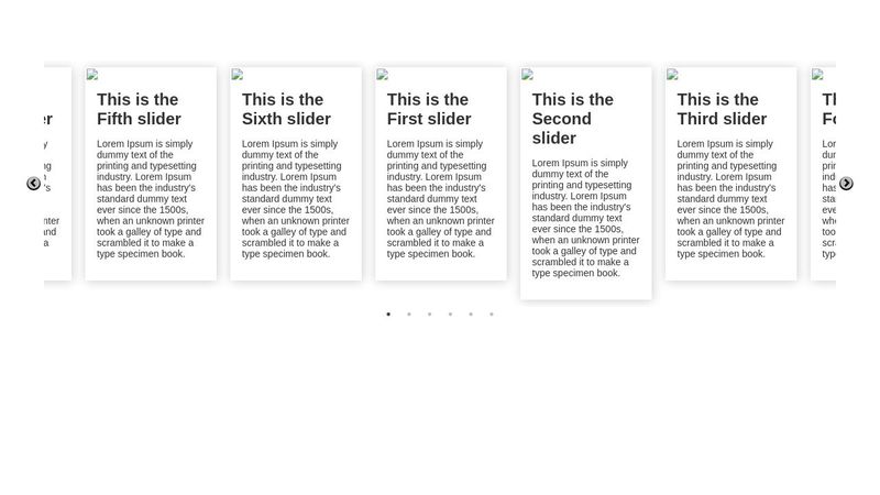 Responsive Slick Slider Card Carousel example