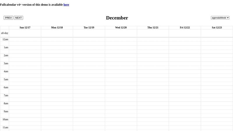 [Fullcalendar 3] custom header