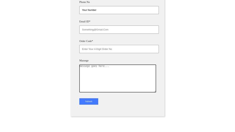 HTML5 Form Validation