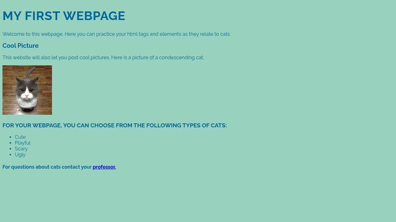 My First Webpage_CSS
