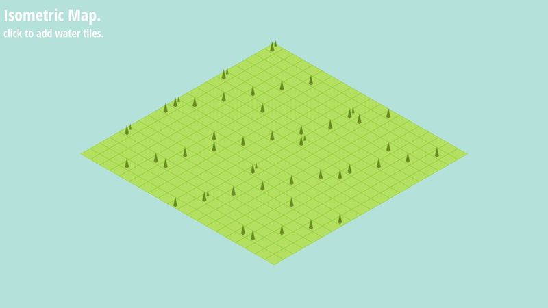 Isometric Grid Map