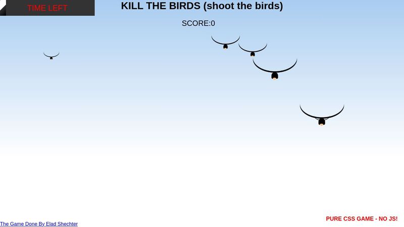 PURE CSS GAME - NO JS