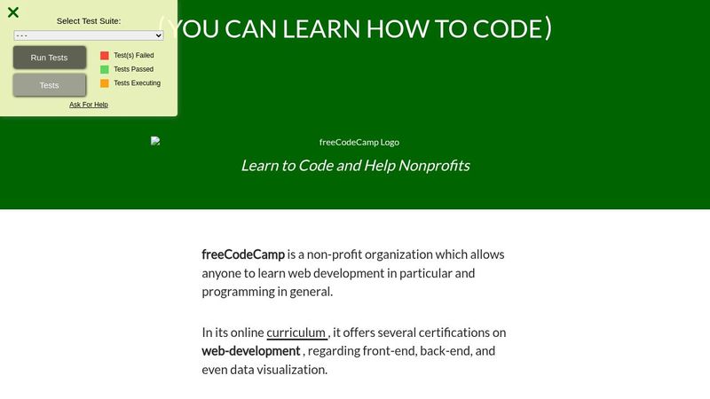FreeCodeCamp: Tribute Page