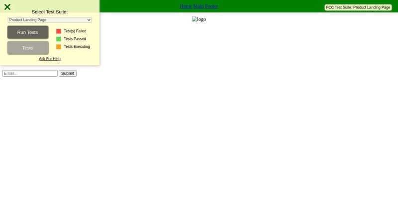 FCC: Product Landing Page