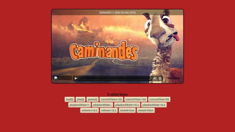 HTML5 jQuery video player