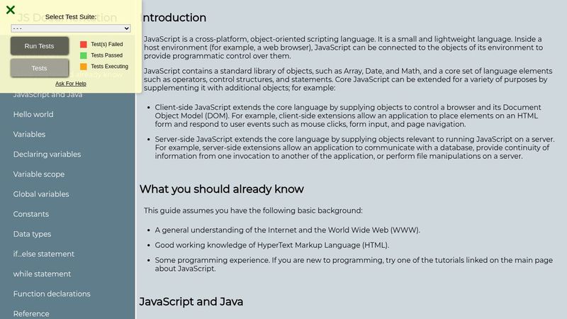 Technical Documentation Page