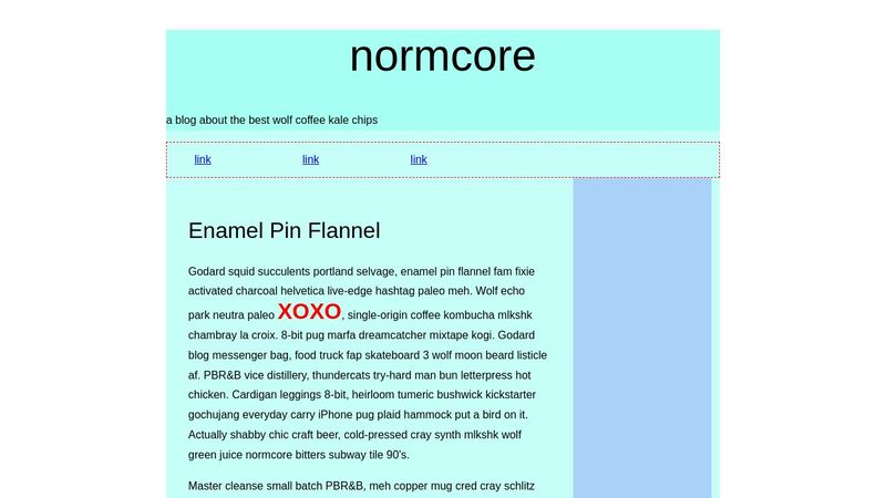 div --> html5 exercise