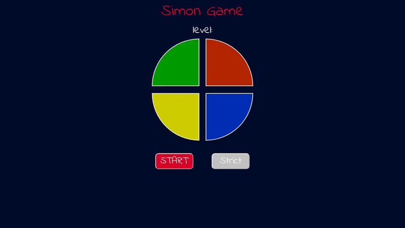 Simon Game - FreeCodeCamp