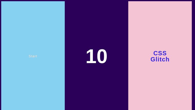 CSS3 Glitch Animation