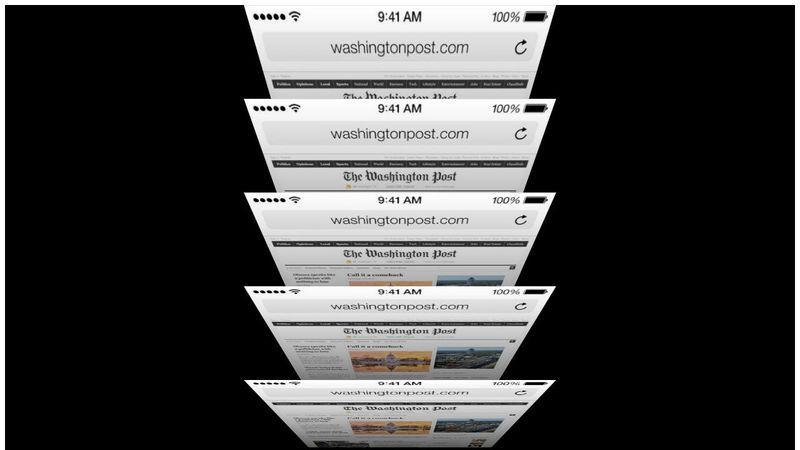 iOS 8 Safari Tabs Animation in CSS