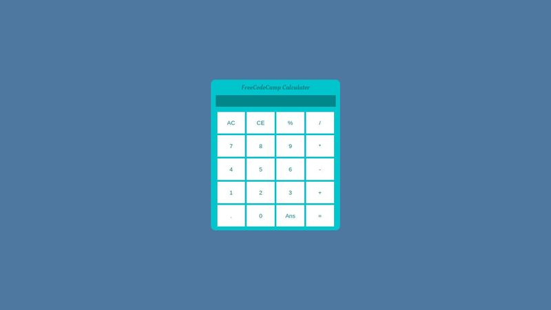 Codepen Calculator By Mordavian 