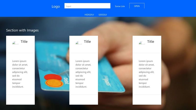 Uikit Responsive Navbar Example