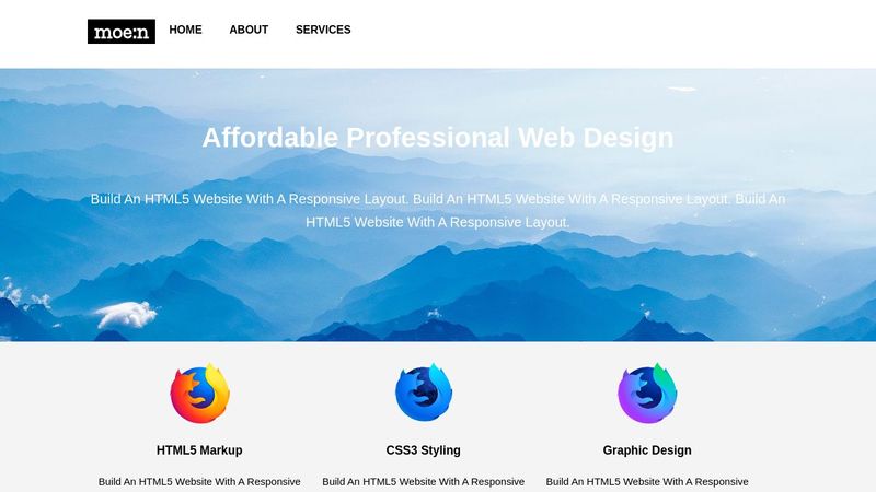 Build An HTML5 Website With A Responsive Layout