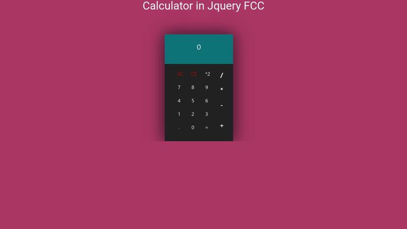 Calculator UI in Jquery and Bootstrap (FCC)