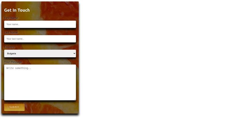 Fix the Broken Code -Contact Form Project One
