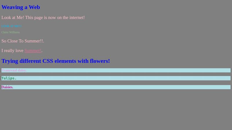 Introduction to CSS [Intro, Section 1]