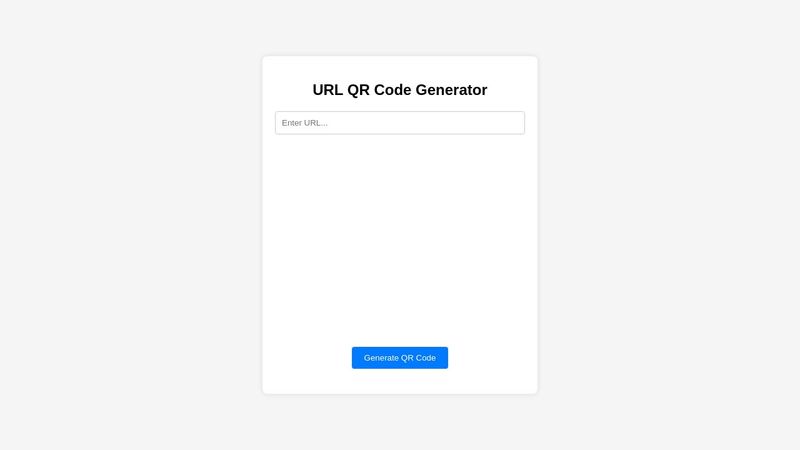 URL QR Code Generator