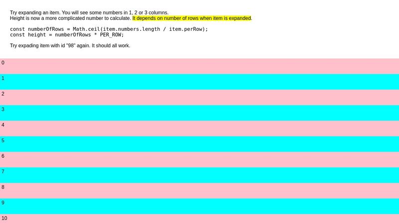 Virtual Scroller Variable Number Of Rows virtual-scroller-variable-number-of-rows