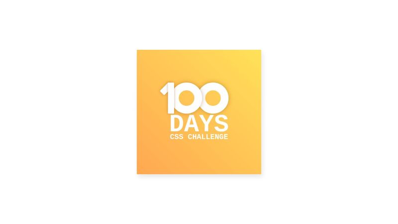Day 1 - 100 Days CSS Challenge