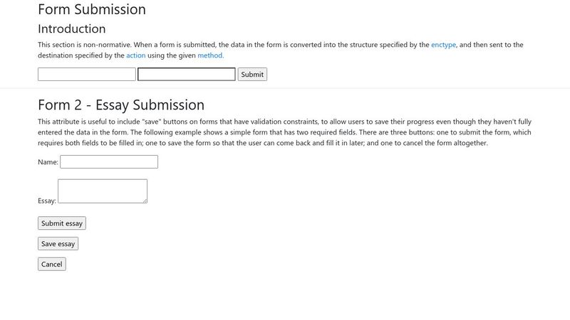 Form Validationconstraint Validation Api